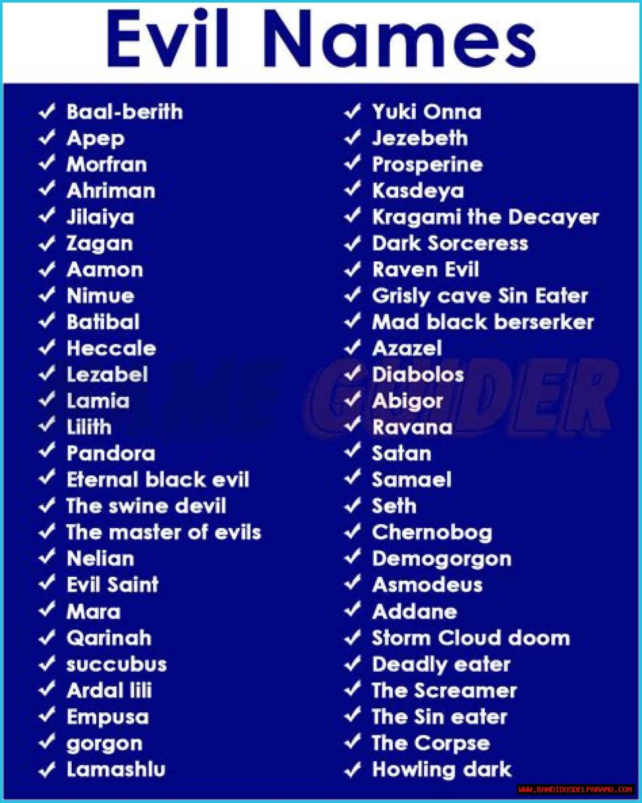 Evil Names: Uncovering The Dark Meanings Behind Names Of Evil